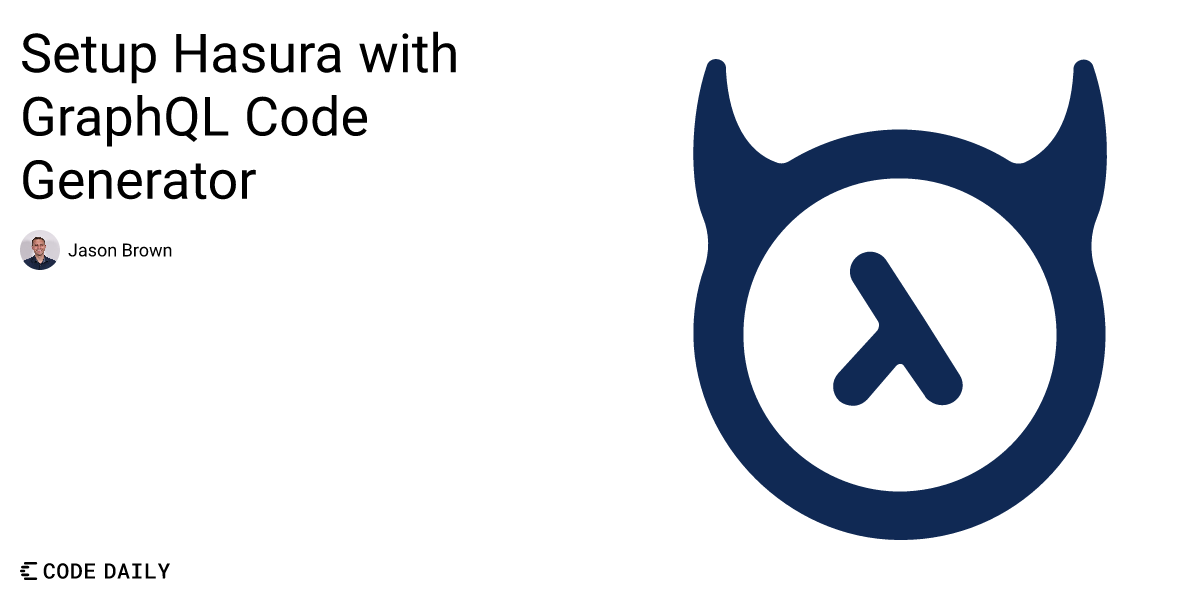 Setup Hasura with GraphQL Code Generator